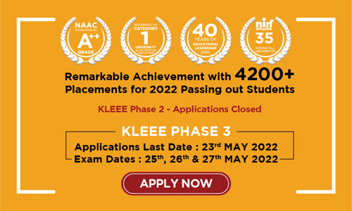 Welcome to K L Deemed to be University