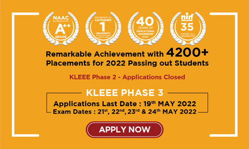 Welcome to K L Deemed to be University