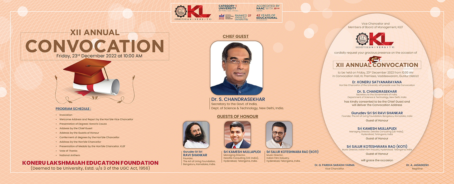 Welcome to K L Deemed to be University